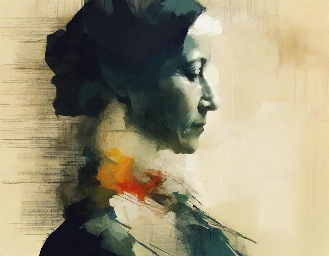 Whistler's Mother in the style of Andreas Lie - AI Generated Artwork ...