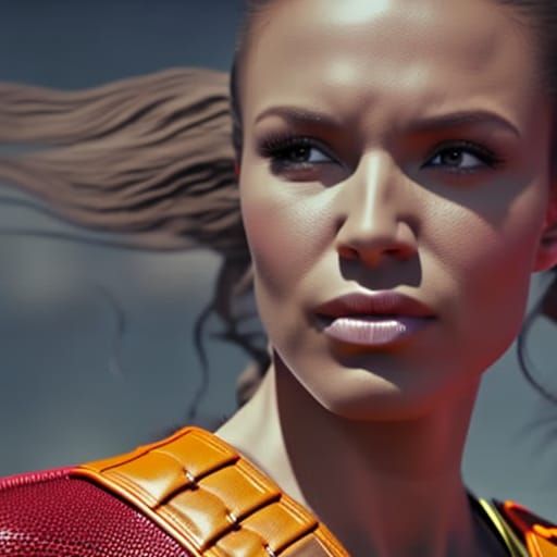 Female warrior - AI Generated Artwork - NightCafe Creator