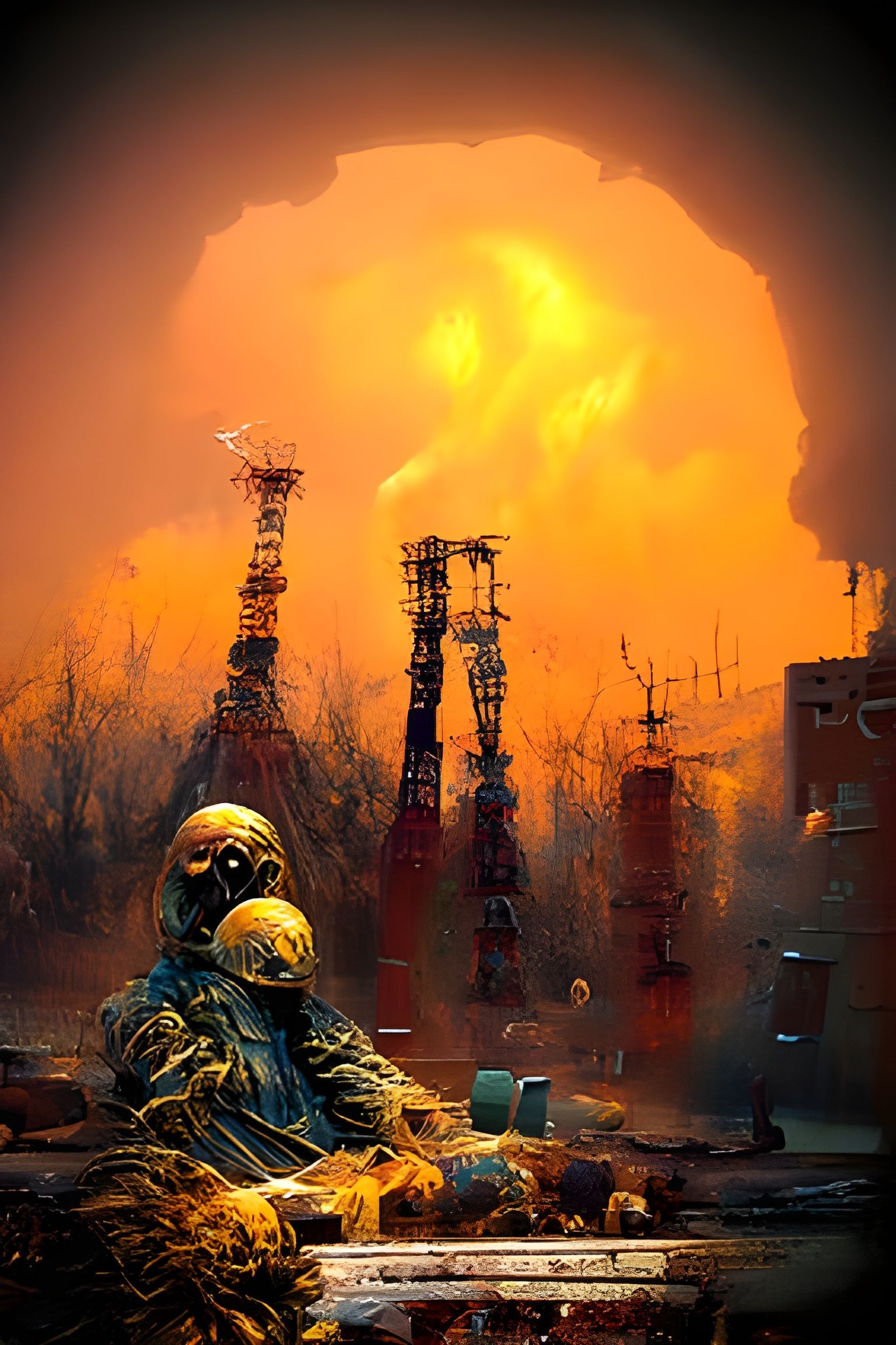 Nuclear Meltdown - AI Generated Artwork - NightCafe Creator
