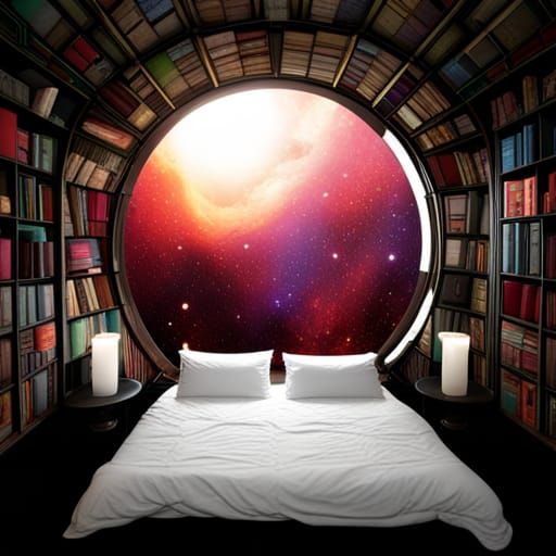 Lucid Libraries - AI Generated Artwork - NightCafe Creator