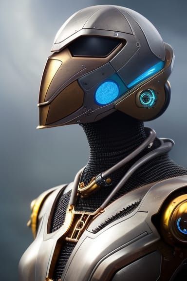 Mech warrior #4 - AI Generated Artwork - NightCafe Creator