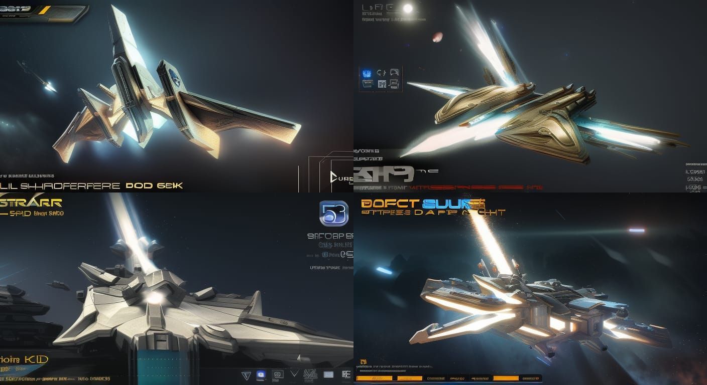 Starship, starcraft design, Professional photography, bokeh, natural ...