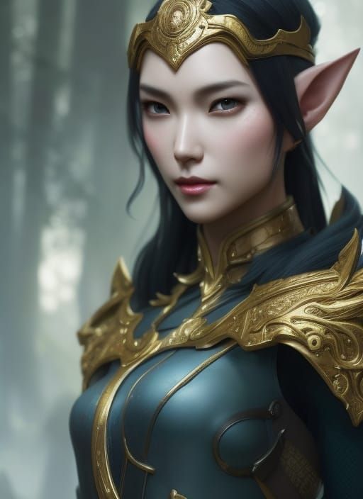 Elven General - AI Generated Artwork - NightCafe Creator
