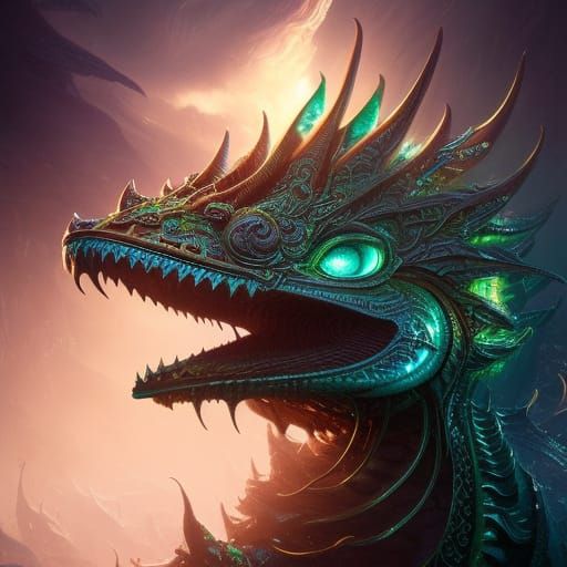 dragon scream - AI Generated Artwork - NightCafe Creator
