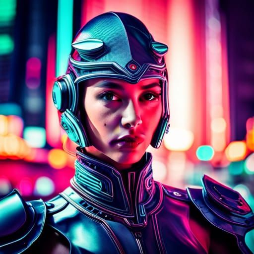 Robo girl - AI Generated Artwork - NightCafe Creator