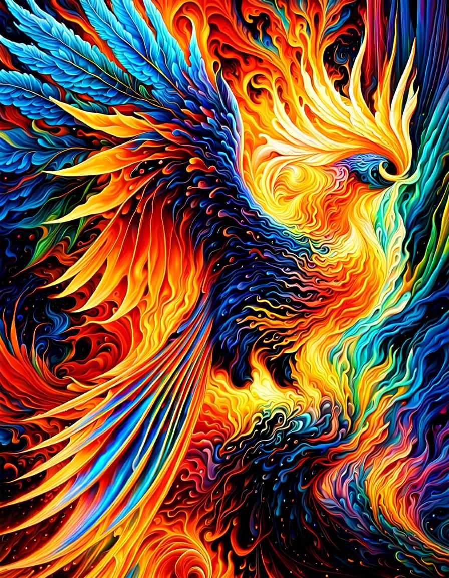 phoenix resurrection - AI Generated Artwork - NightCafe Creator