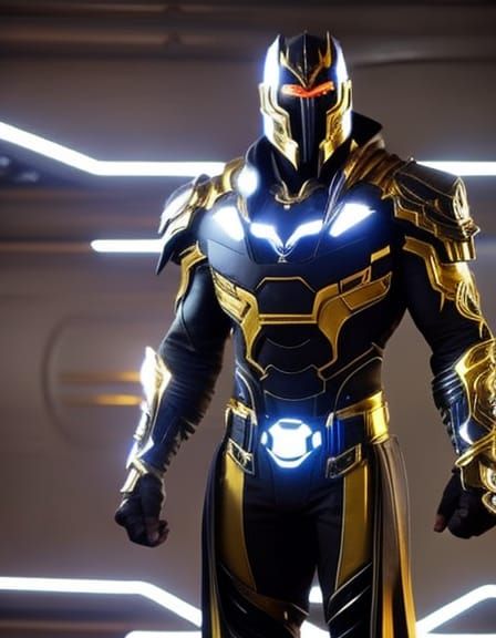 Cosmic Knight - AI Generated Artwork - NightCafe Creator