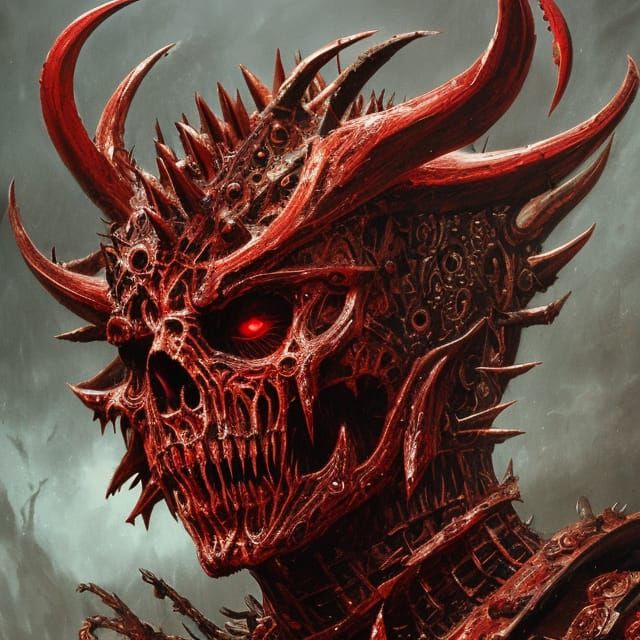 Transforming - Blood Demon - AI Generated Artwork - NightCafe Creator