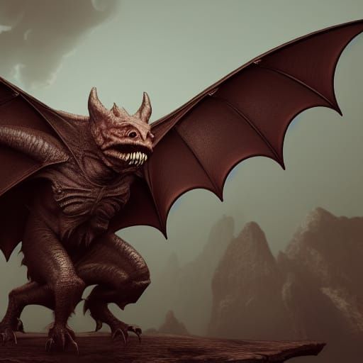 Bat Monster - AI Generated Artwork - NightCafe Creator