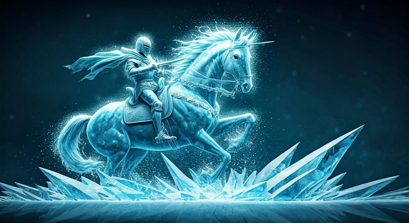 cold knight - Frozen Knights in Epic Jousting Collision