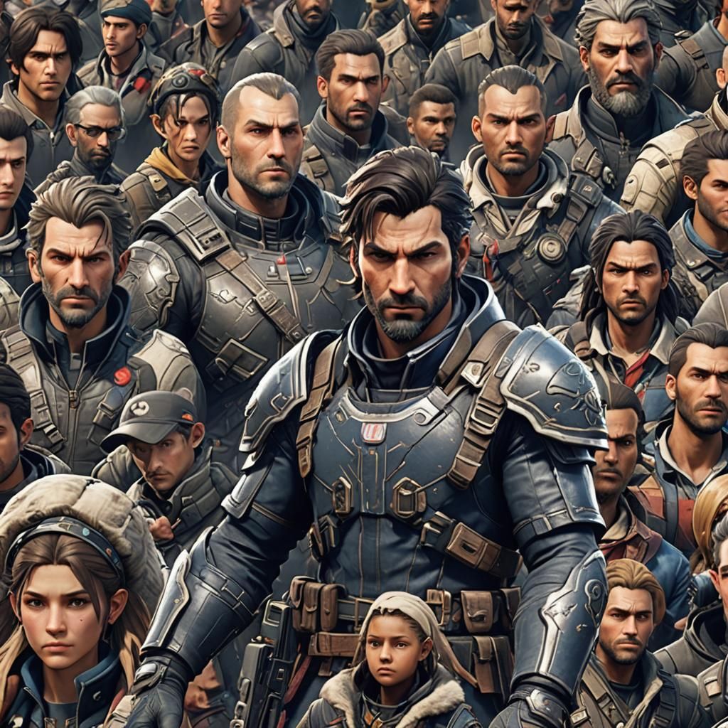 video game character hyperdetailed - AI Generated Artwork - NightCafe ...