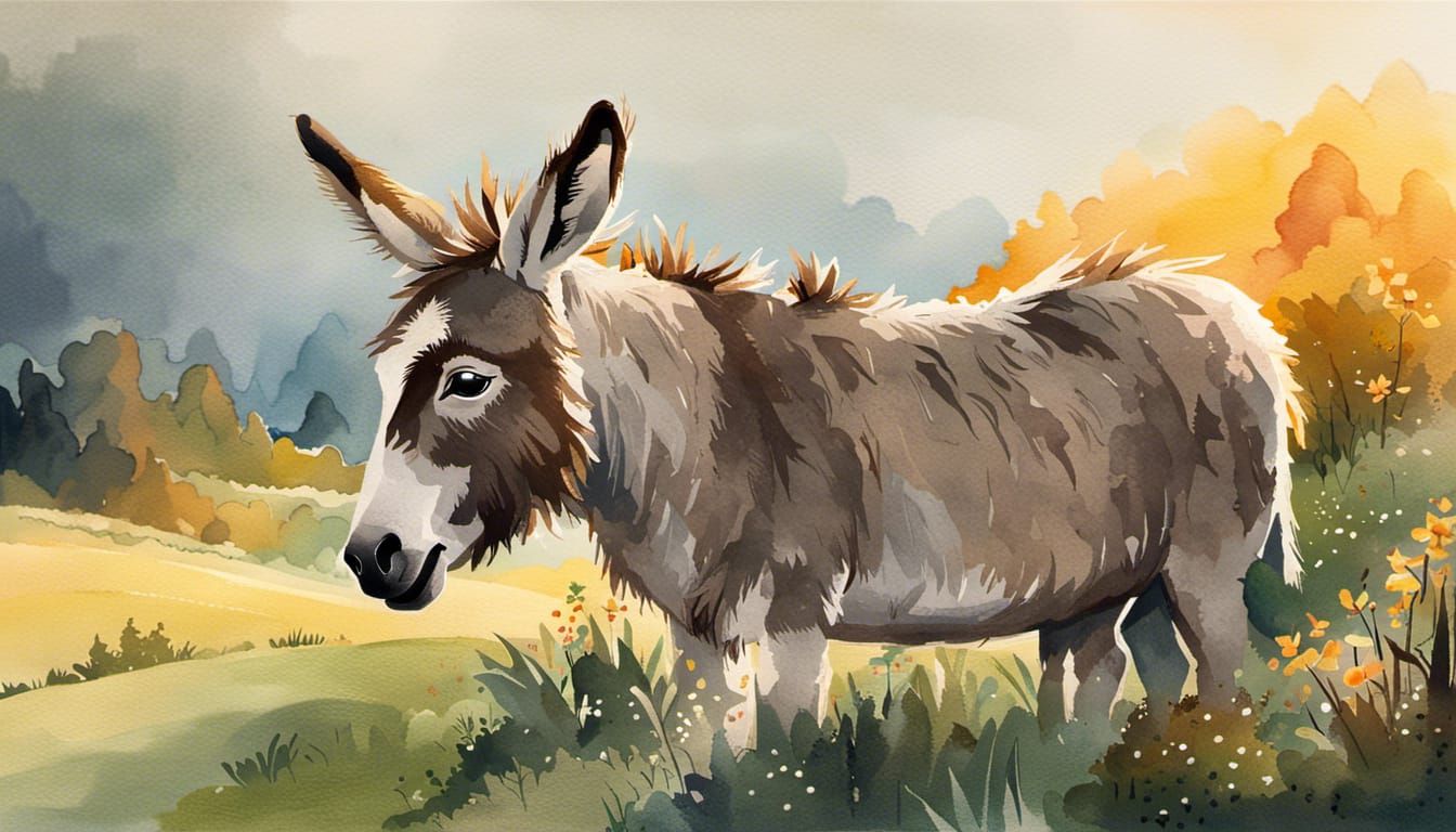 Little Burro - AI Generated Artwork - NightCafe Creator