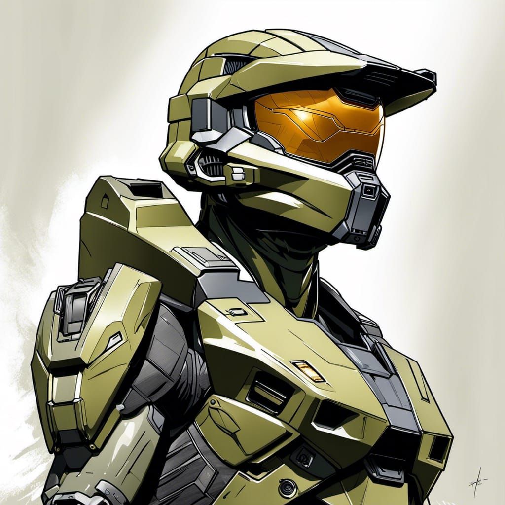 Master Chief - AI Generated Artwork - NightCafe Creator