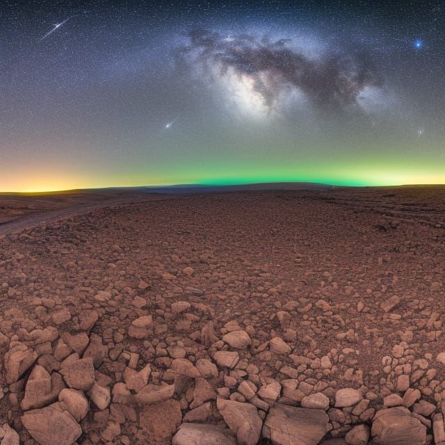 Stunning Lights on a Lifeless Planet - AI Generated Artwork - NightCafe ...