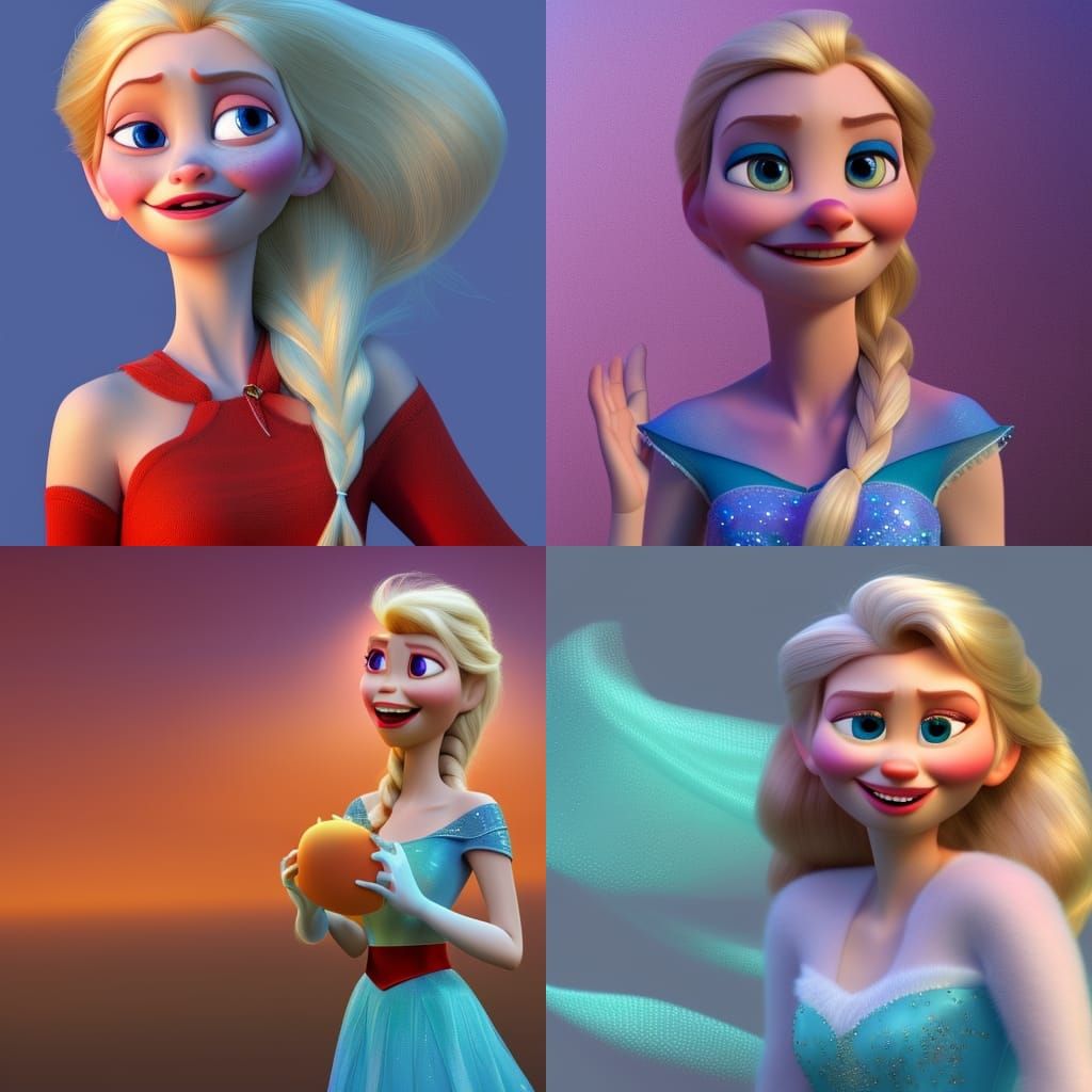 elsa - AI Generated Artwork - NightCafe Creator