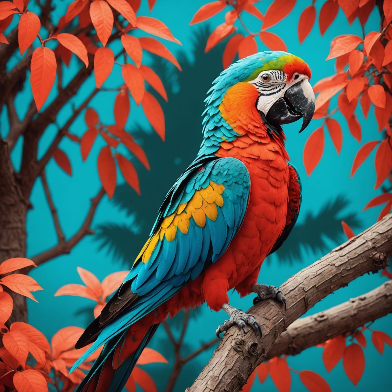 The parrot - AI Generated Artwork - NightCafe Creator