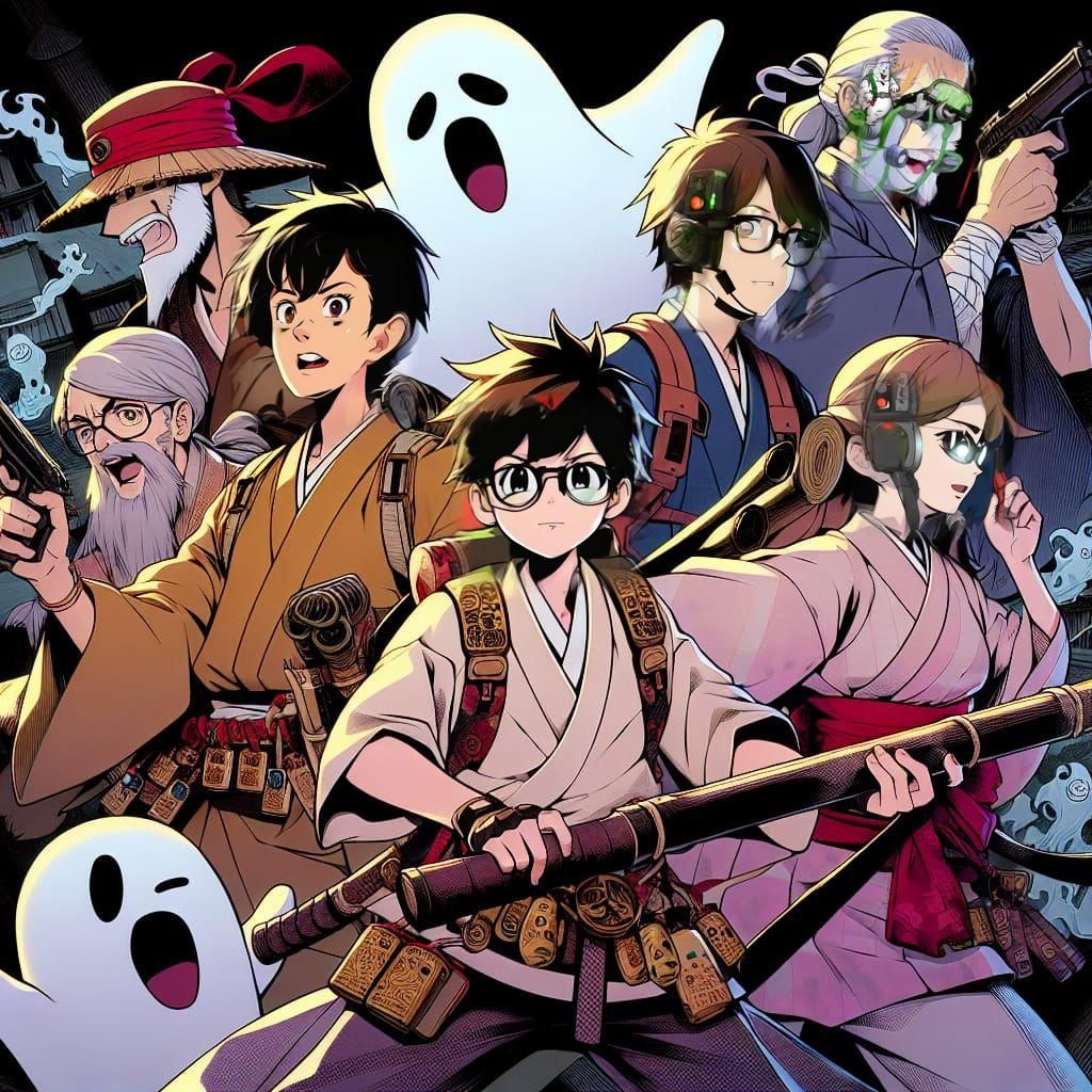 Shonen Jump Ghostbusters - AI Generated Artwork - NightCafe Creator