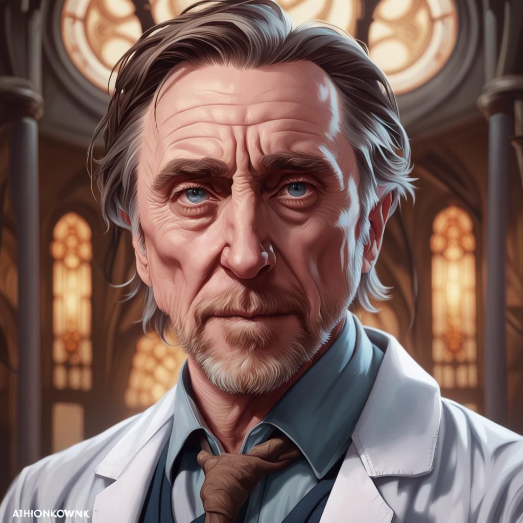 Tim Roth as a doctor. - Actor Tim Roth as a Doctor in Hyperd...