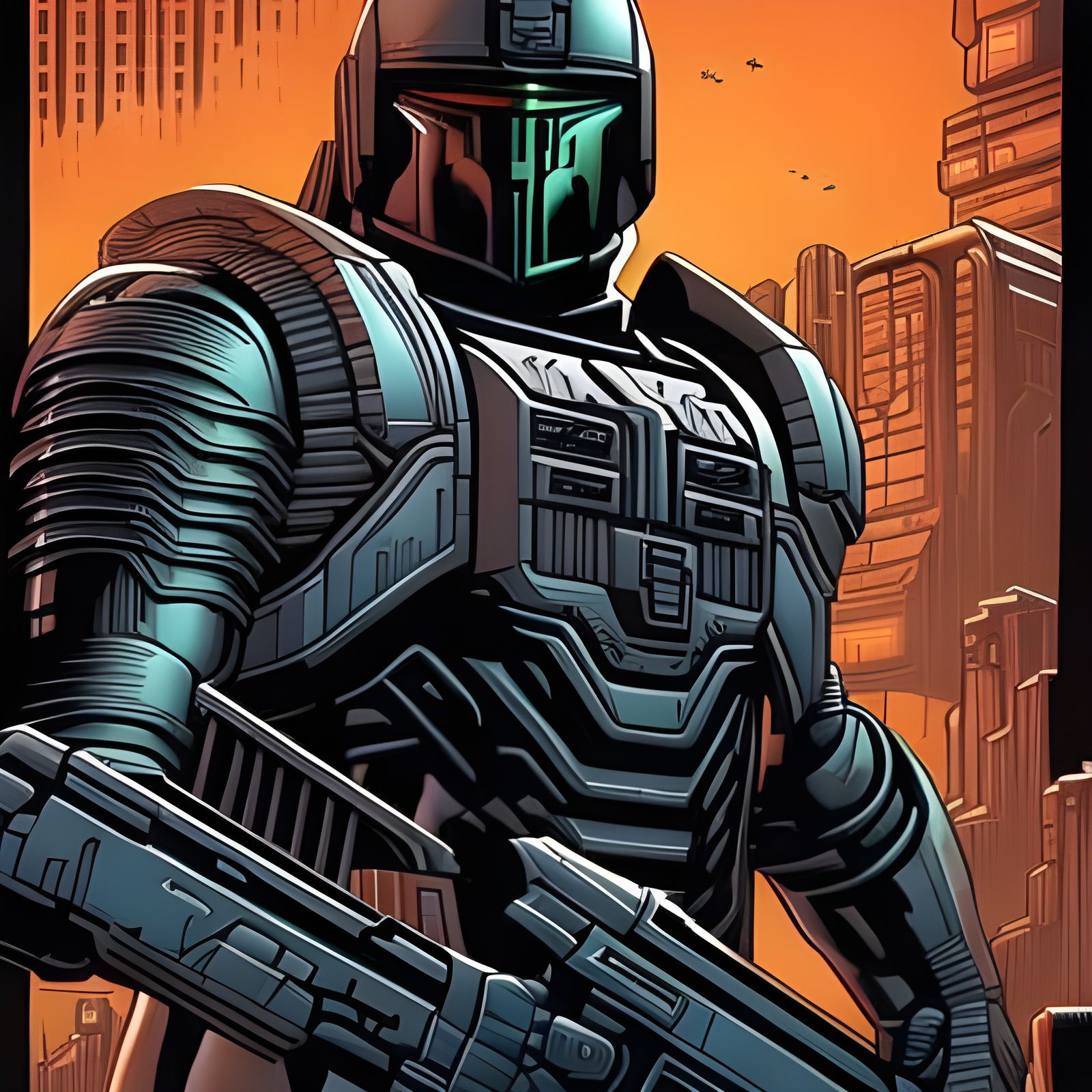 80s BattleTech 2 - AI Generated Artwork - NightCafe Creator