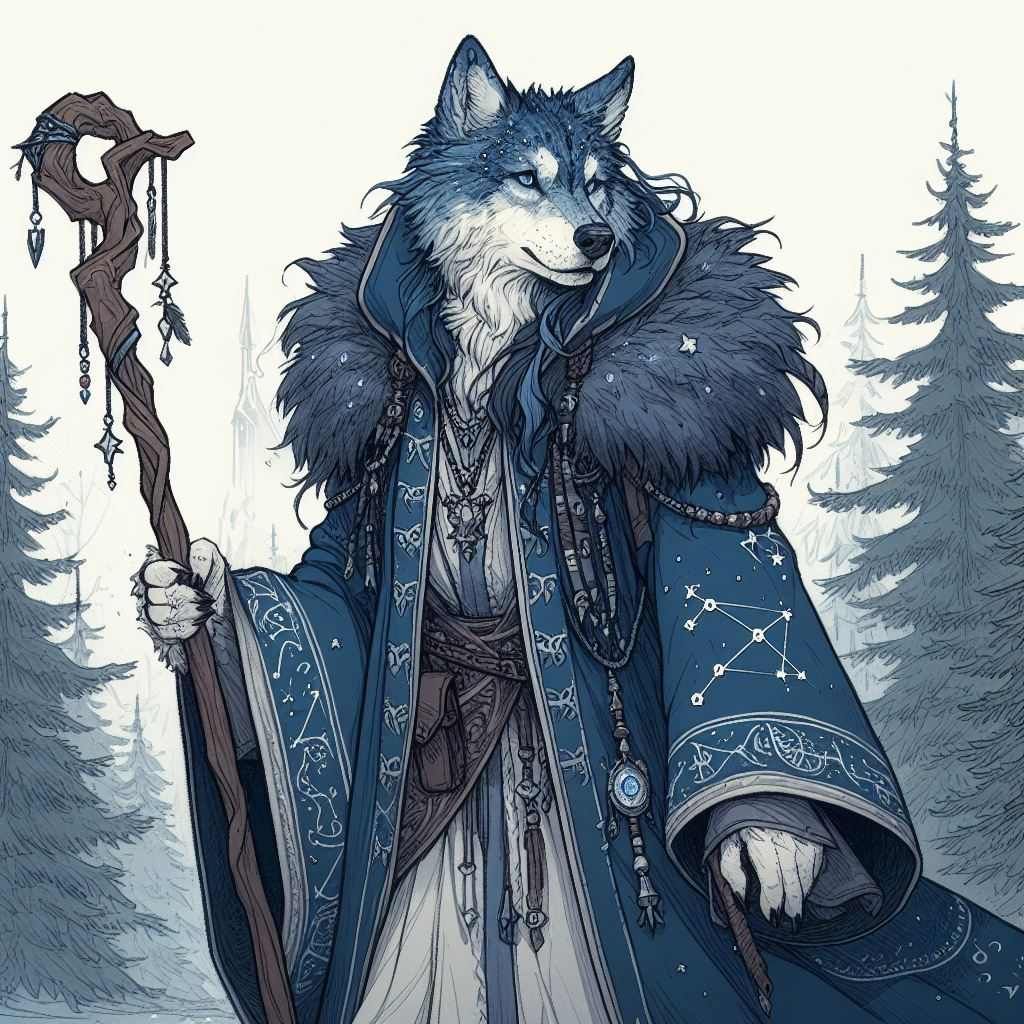 Wolfkin Cleric 3 - AI Generated Artwork - NightCafe Creator