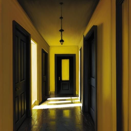 Just your average normal hallway.... - AI Generated Artwork - NightCafe ...