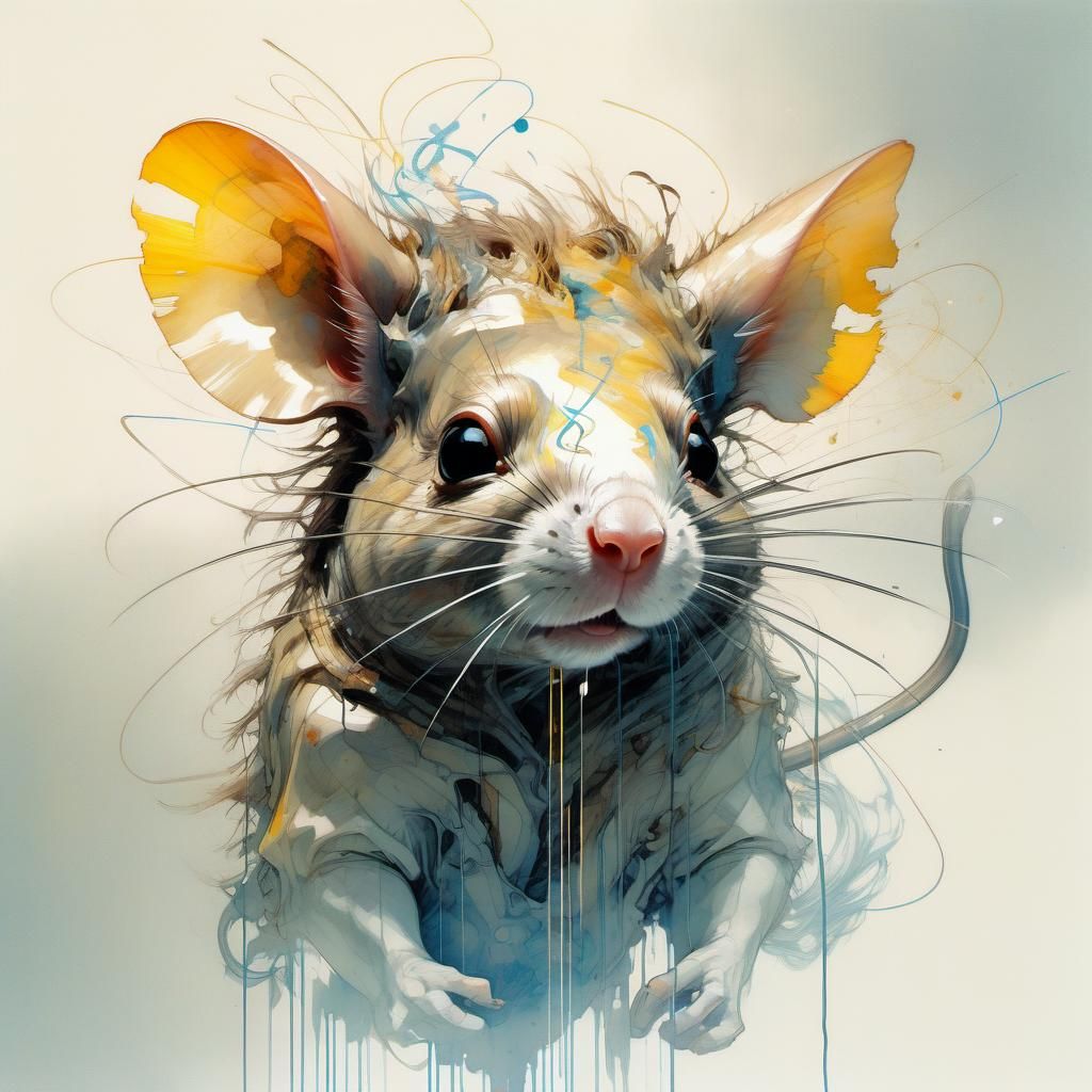 Rodent art…… Mus musculus. - AI Generated Artwork - NightCafe Creator