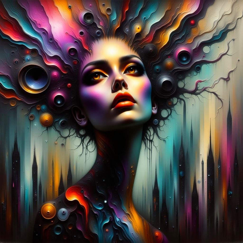 Explosive Minds - Ethereal Dystopian Vortex in Gothic Grunge...