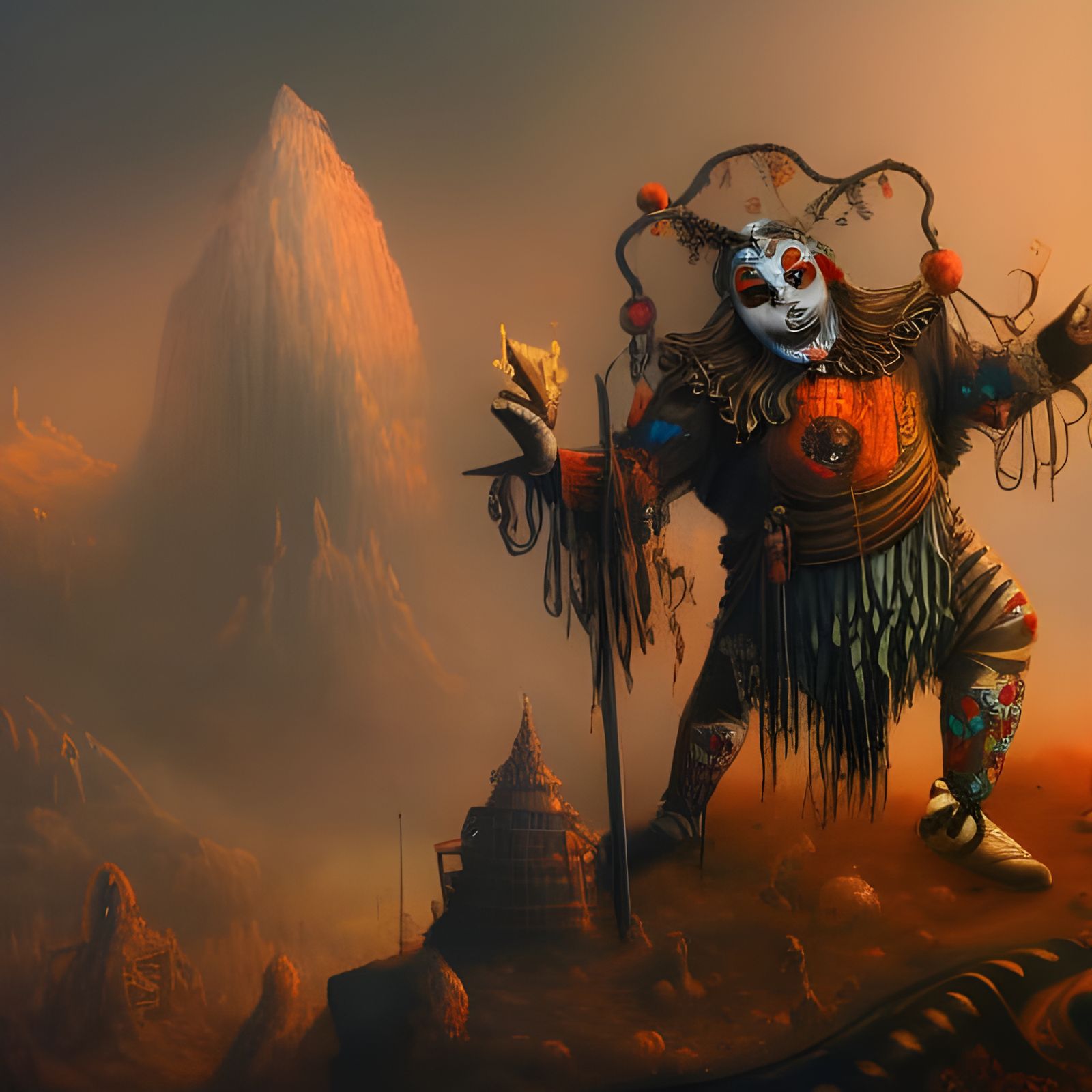 heavy metal clowns - AI Generated Artwork - NightCafe Creator