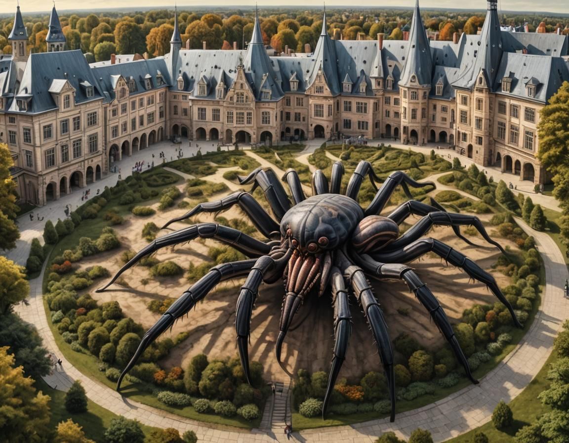 The alien spider - AI Generated Artwork - NightCafe Creator