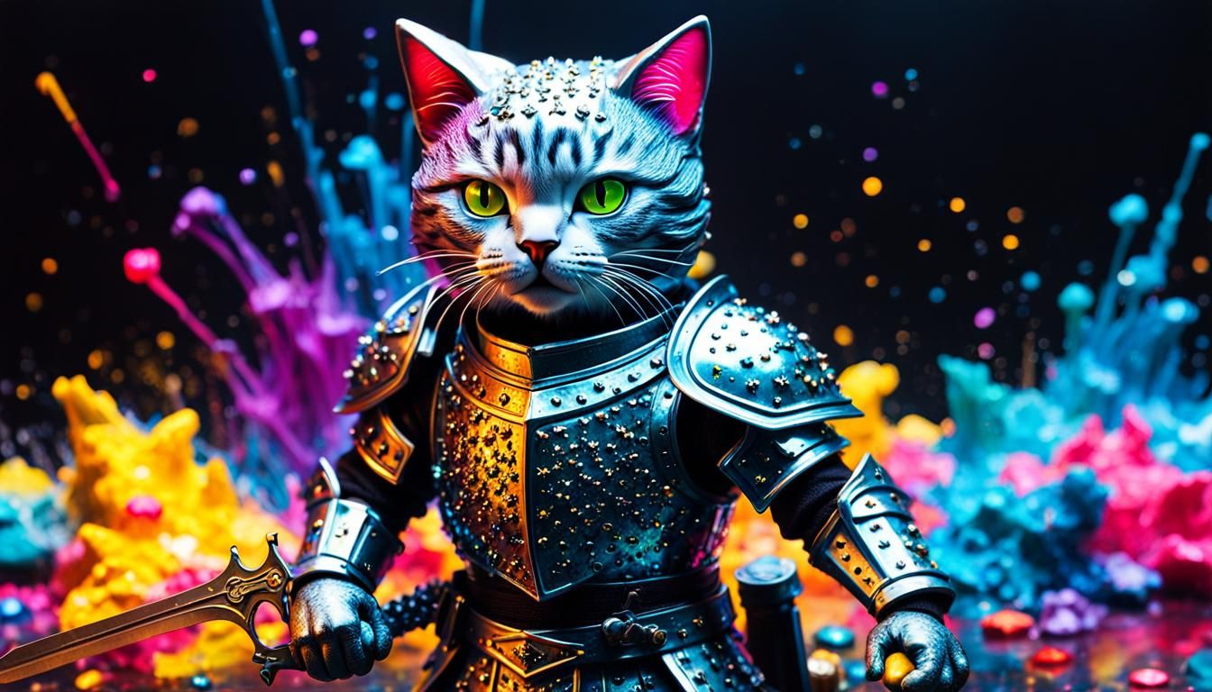 Knight cat - AI Generated Artwork - NightCafe Creator