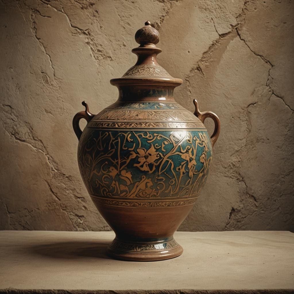 Pottery Vessel - AI Generated Artwork - NightCafe Creator