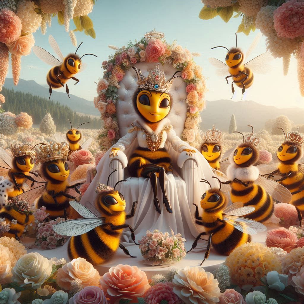 The queen bee - AI Generated Artwork - NightCafe Creator