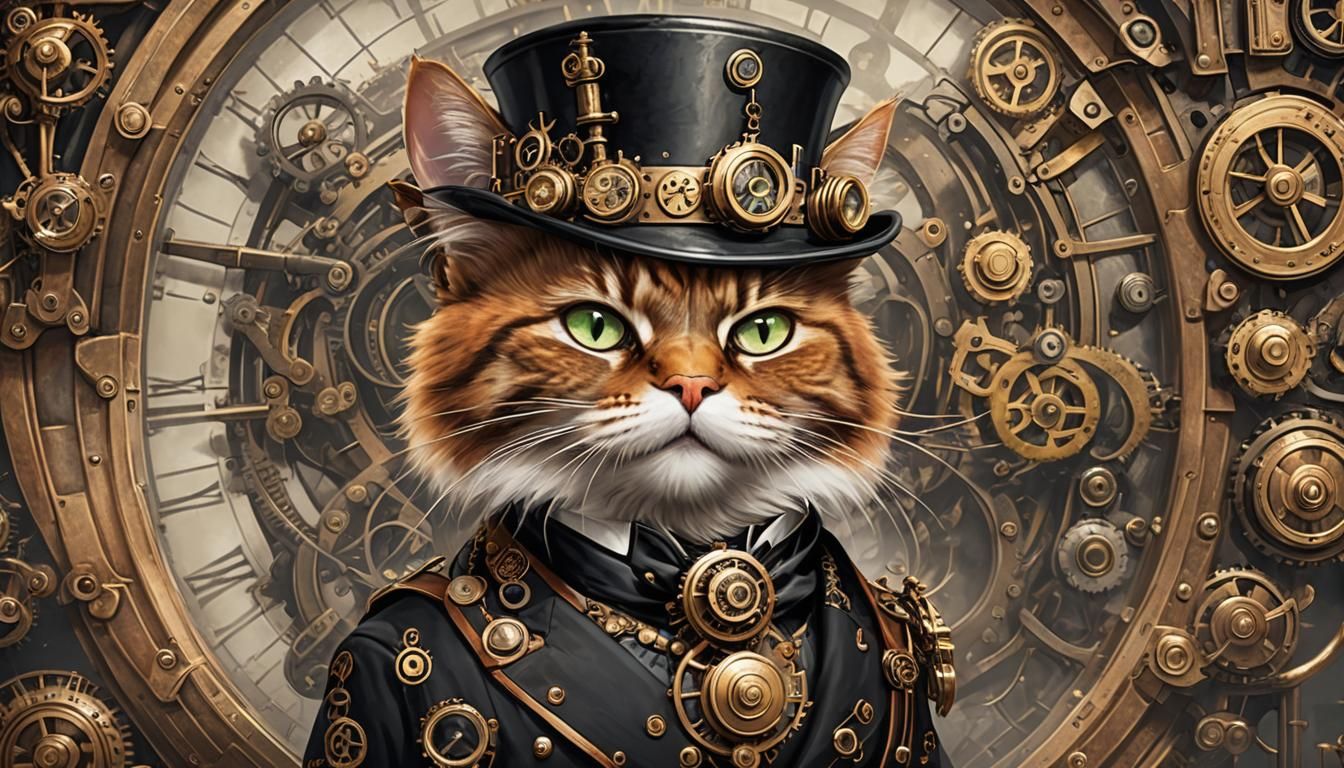 Dandy cat - AI Generated Artwork - NightCafe Creator