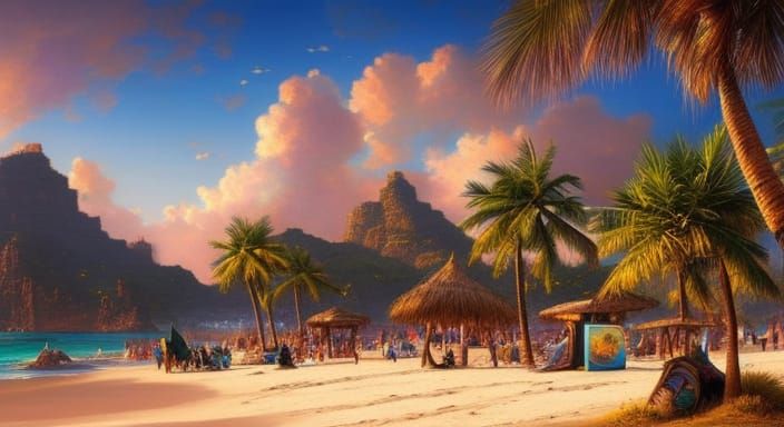 Summer time - AI Generated Artwork - NightCafe Creator