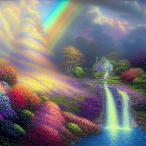 Rainbow - AI Generated Artwork - NightCafe Creator