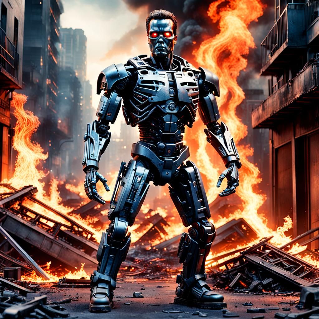 Terminator - AI Generated Artwork - NightCafe Creator