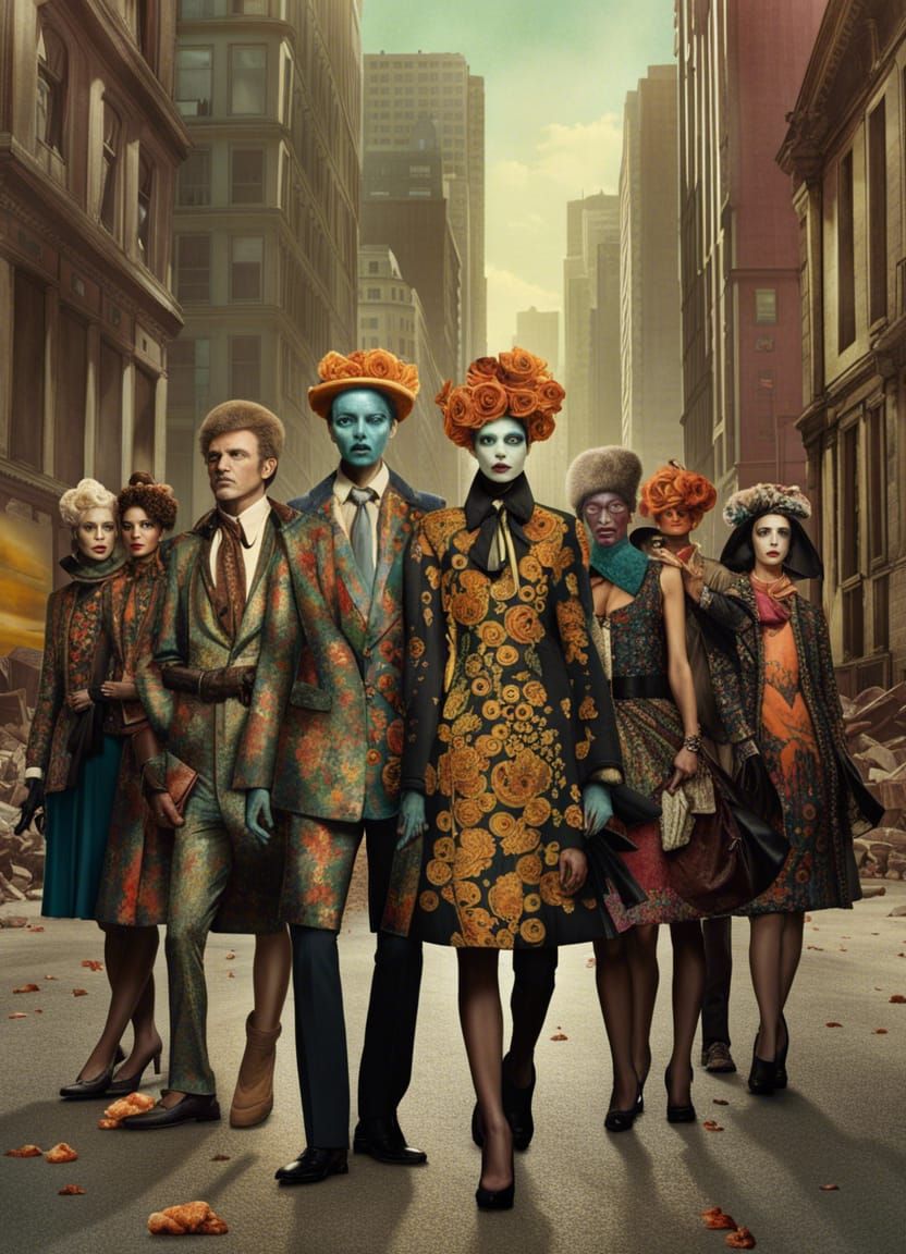 shambling_zombie_horde, zombiecore_macabre_grotesque_oozing_hideous ...