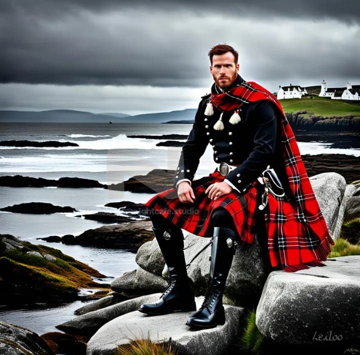 Scotsman by the Sea - AI Generated Artwork - NightCafe Creator