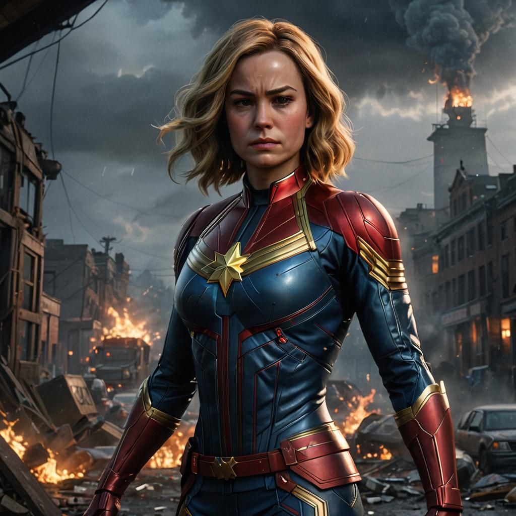 Captain Marvel - AI Generated Artwork - NightCafe Creator