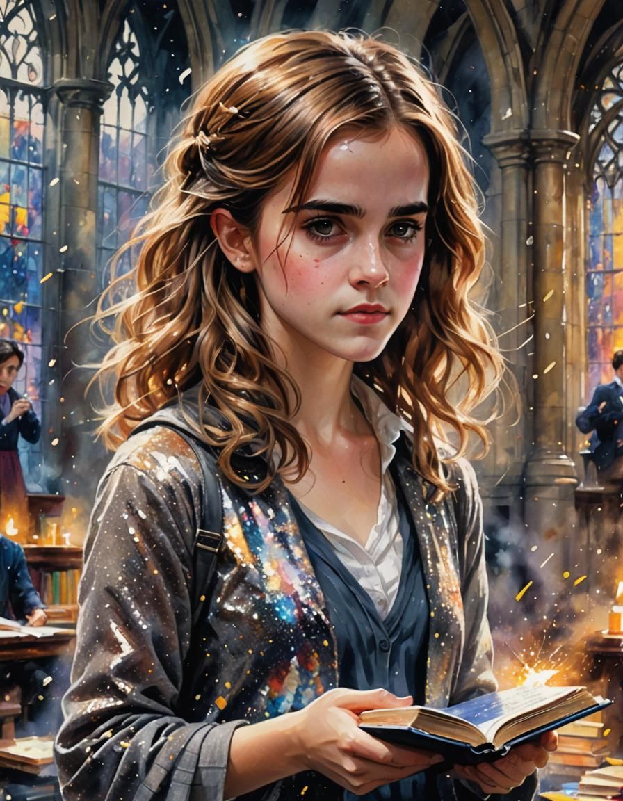 Emma Watson As Hermione Granger Ai Generated Artwork Nightcafe Creator