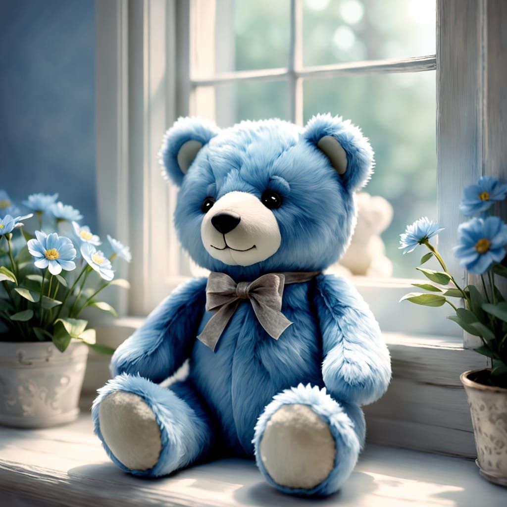 Blue Teddy Bear - Blue Teddy Bear