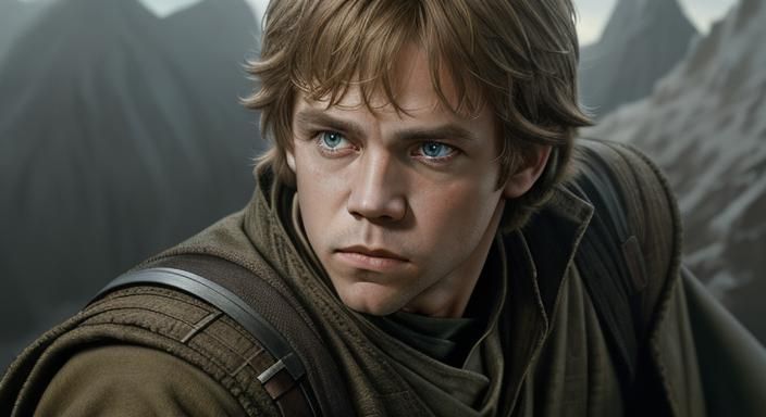 YOUNG LUKE SKYWALKER - AI Generated Artwork - NightCafe Creator