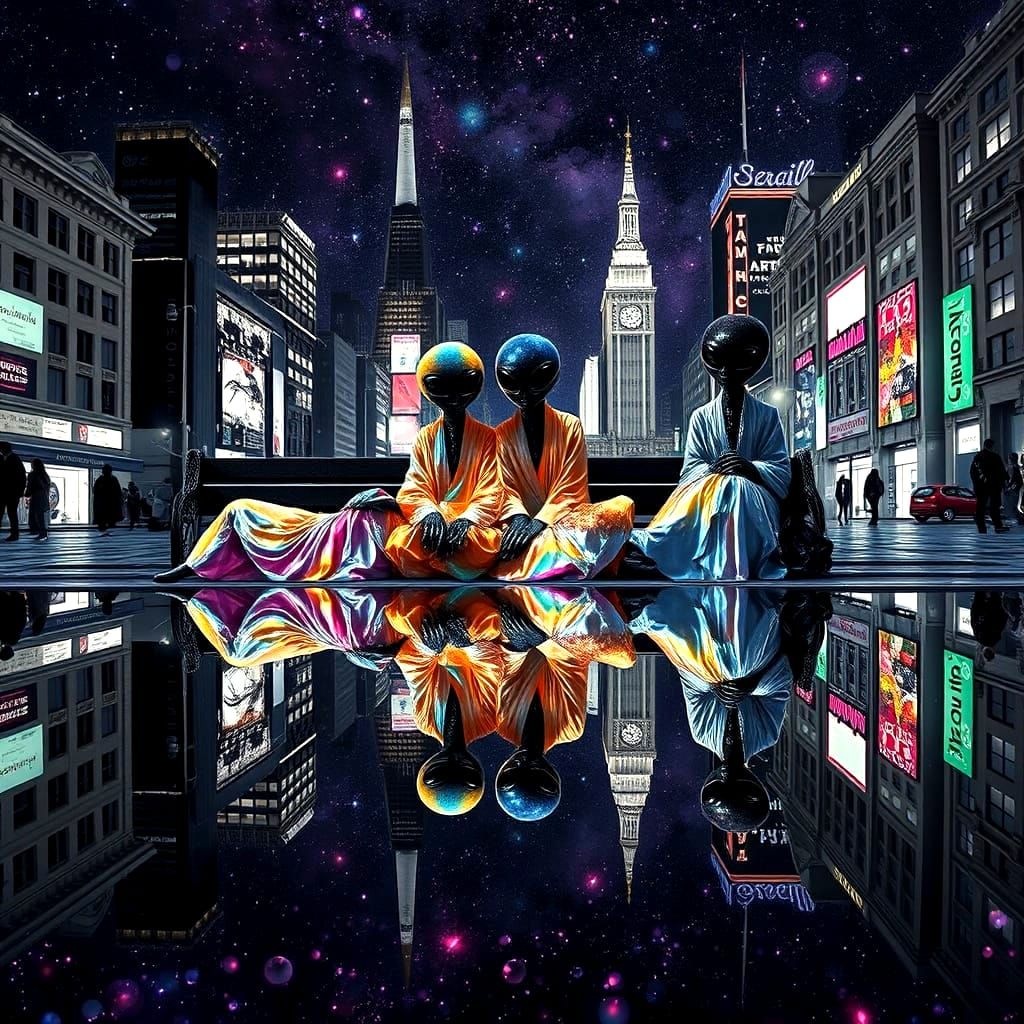 unexplained ____ urban scene - unexplained ____ urban scene