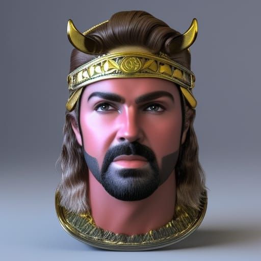 3D model of icon: George Michael - AI Generated Artwork - NightCafe Creator