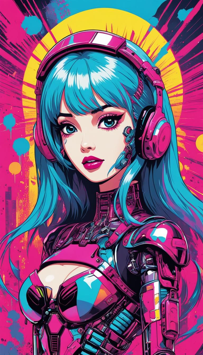 Cyborg Barbie 💗 - AI Generated Artwork - NightCafe Creator