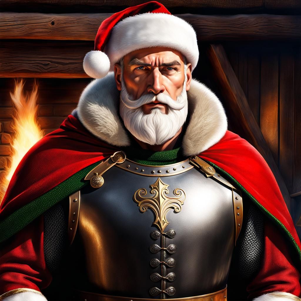 Magic knight Santa - AI Generated Artwork - NightCafe Creator