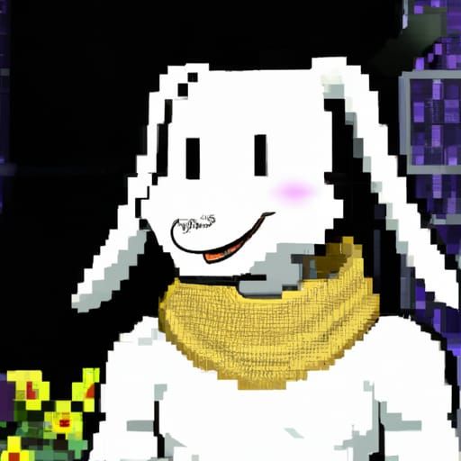 undertale asriel screenshot - Asriel from Undertale: In-Game...