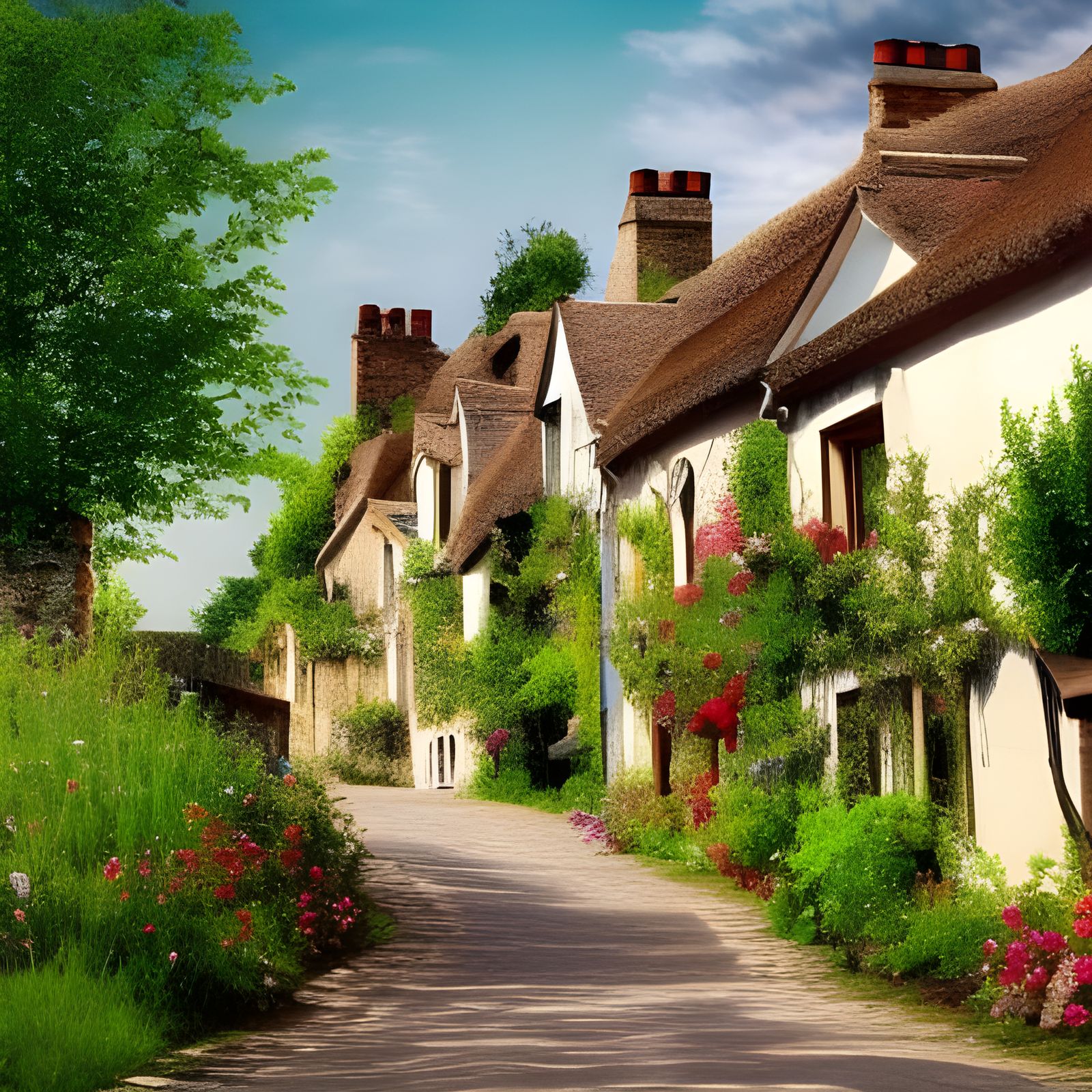 Countryside 2 - AI Generated Artwork - NightCafe Creator