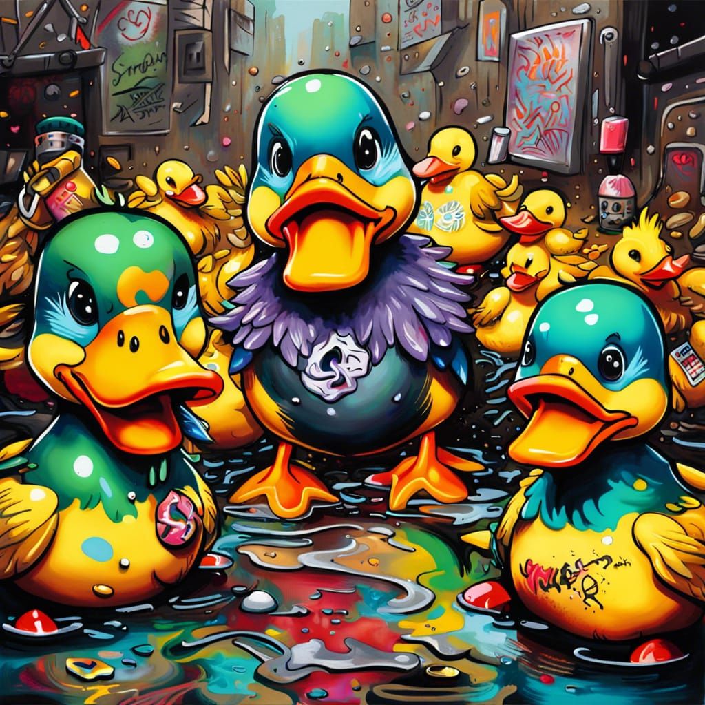 Such a bunch of Quackers! - AI Generated Artwork - NightCafe Creator