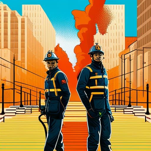 "firefighters" - AI Generated Artwork - NightCafe Creator